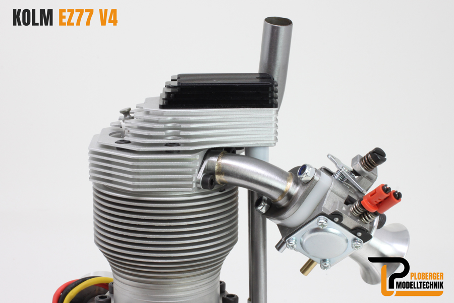 EZ77 V4 Singlecylinder engine | Black | counter-clockwise | EZ77-04-CCW-B