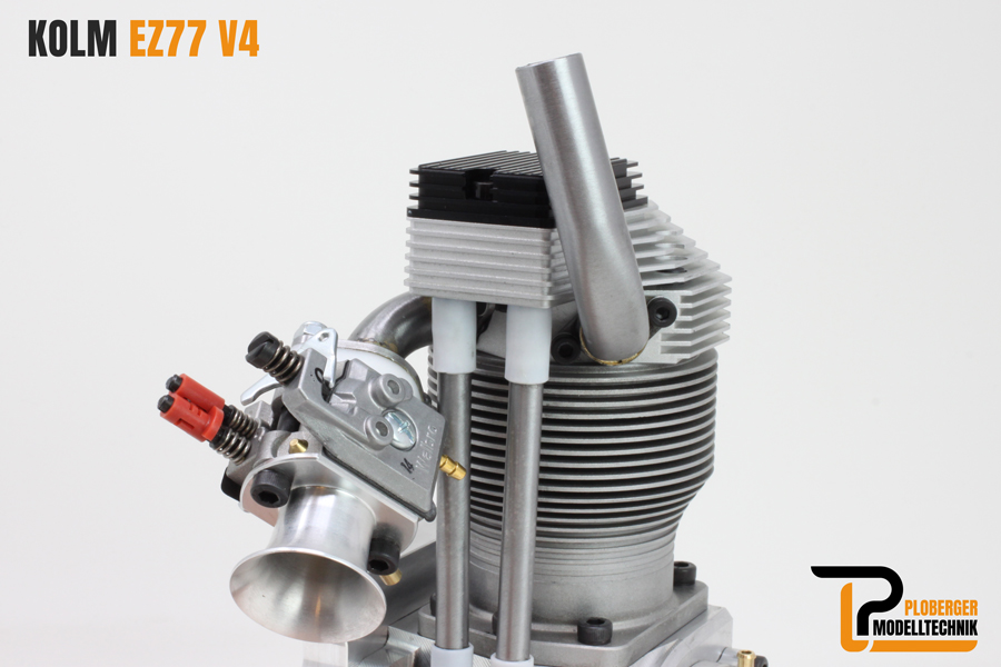 EZ77 V4 Singlecylinder engine | Black | counter-clockwise | EZ77-04-CCW-B